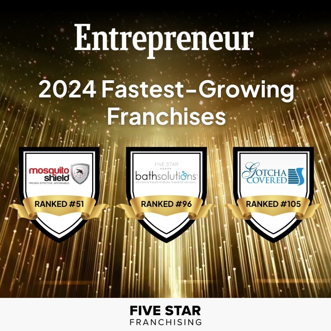 Five Star Franchising Brands Ranked Among the Top Franchises in ...